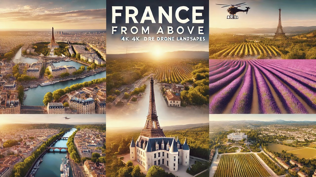 France: Aerial 4K Drone Footage Tour of the Iconic Landscapes 🇫🇷🎥 - YouTube