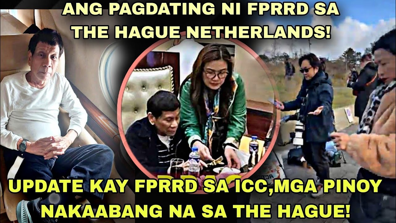 UPDATE KAY FPRRD SA ICC, MGA PINOY NAKAABANG NA SA THE HAGUE!#news #icc ...