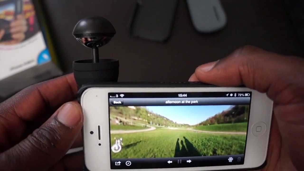 BubbleScope iPhone Camera Attachment, Take 360 Picture or Videos in one ...