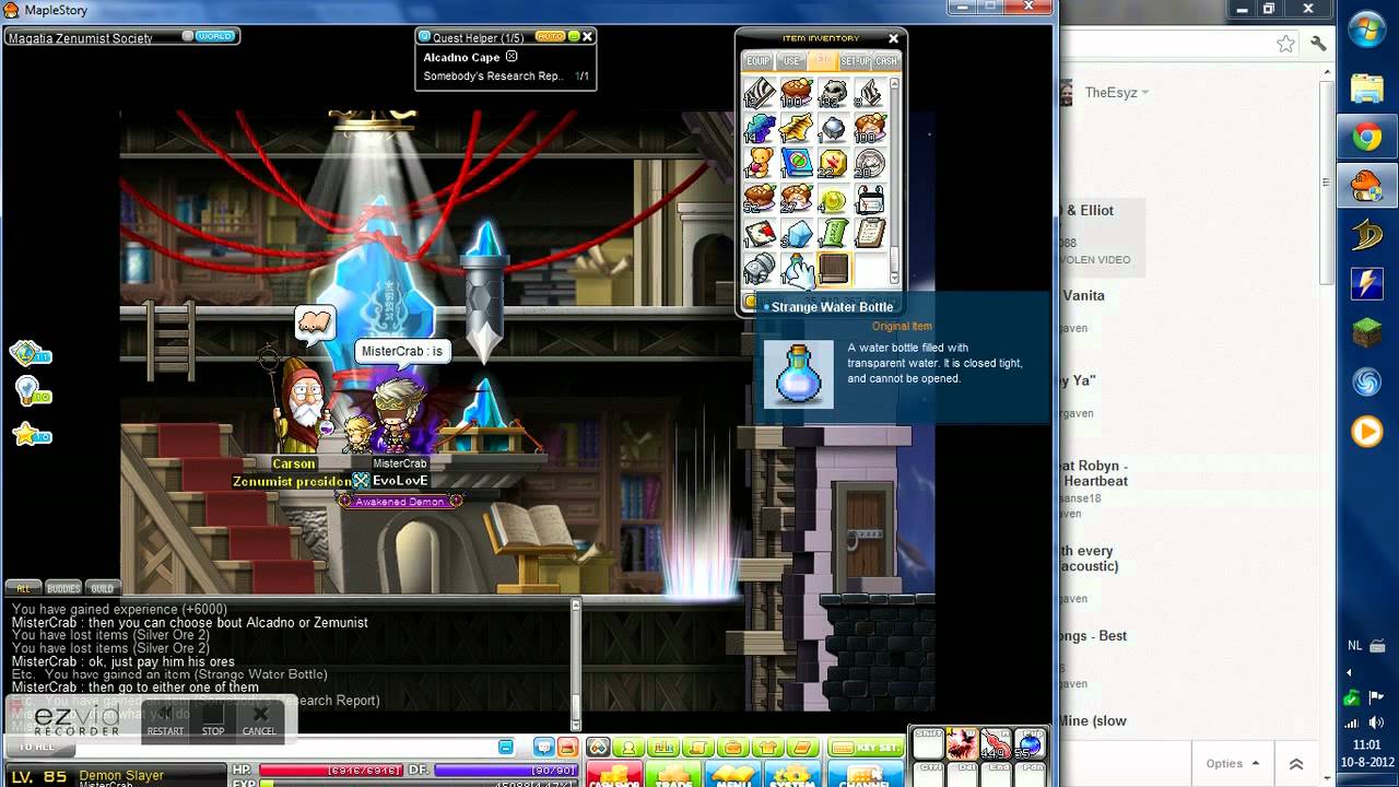 MapleStory Europe ~ how to get Rare cape (Alcadno&Zemunist) - YouTube