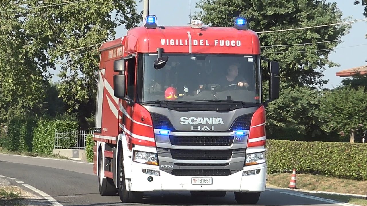 ABP Scania P370 Vigili del Fuoco San Vito al Tagliamento in emergenza ...