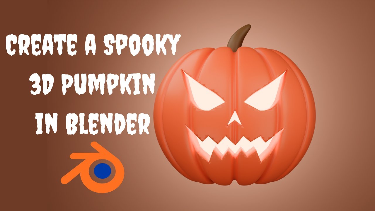 Easy 3D Halloween Pumpkin in Blender – Fun & Stylized Tutorial! - YouTube