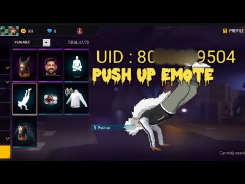 2025 PUSH UP 😱 EMOTE : IN WISHLIST. #freefire - YouTube