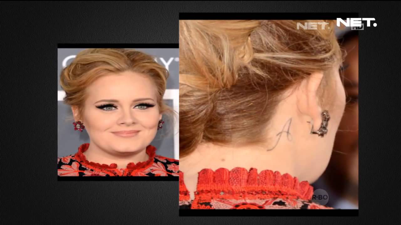 Entertainment News - Koleksi tatto Adele - YouTube