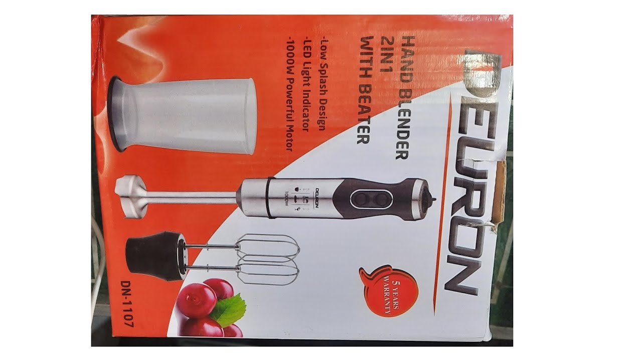Deuron hand blender review 2 in 1 with beater also 5 year moter ...
