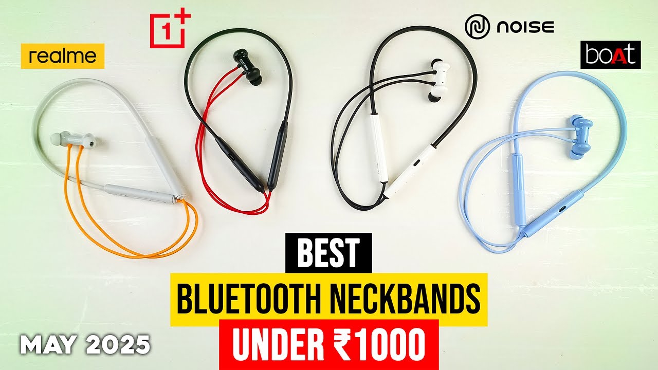 Top 5 Best Wireless Neckband Under ₹1000 in 2025 ⚡ Best Bluetooth ...
