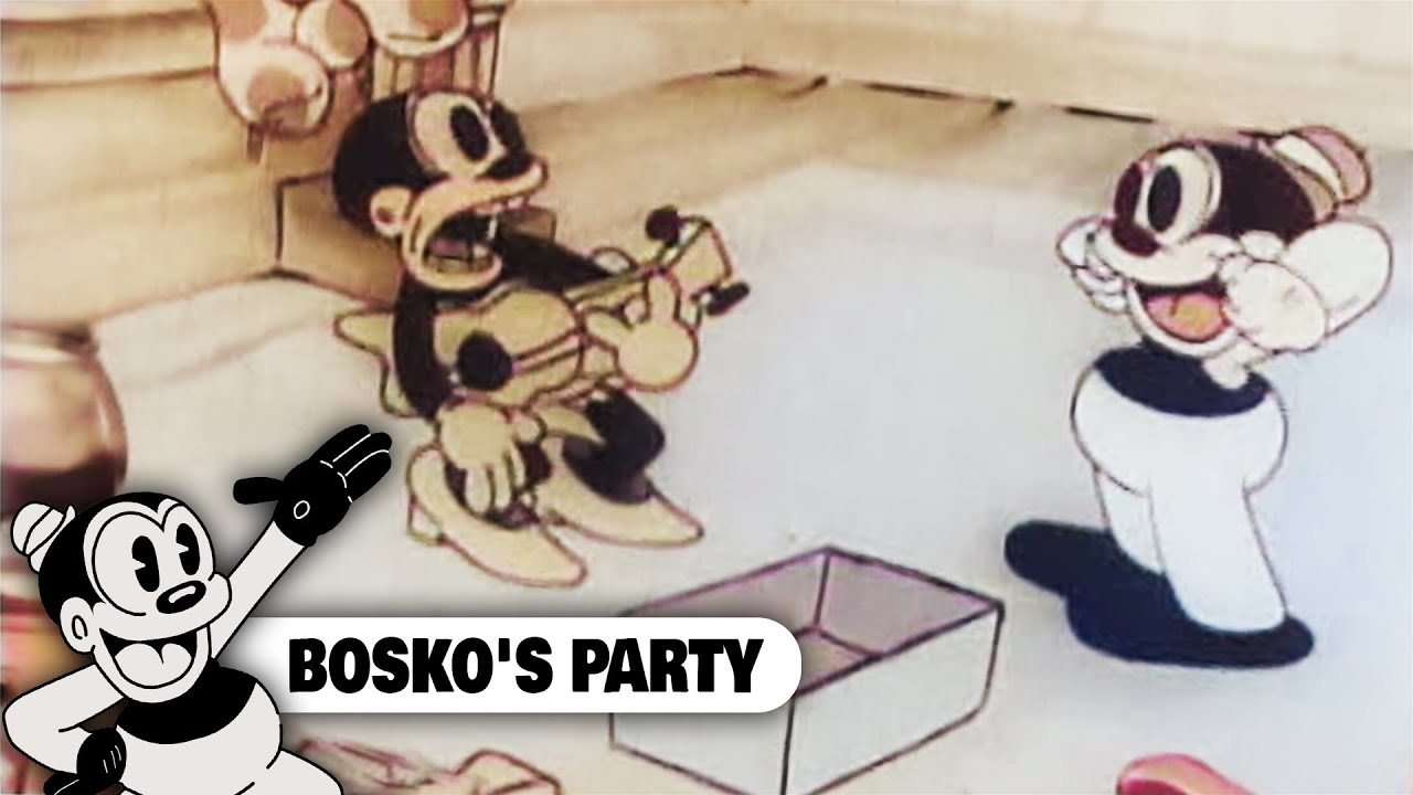 BOSKO'S PARTY - Bosko Cartoons (1932) | Full Cartoon Episode - YouTube