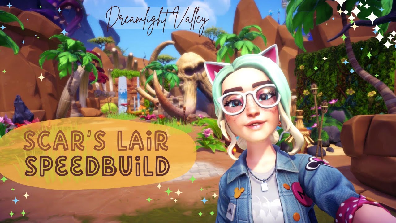 Scar's Lair Speed Build and Walkthrough | Disney Dreamlight Valley ...
