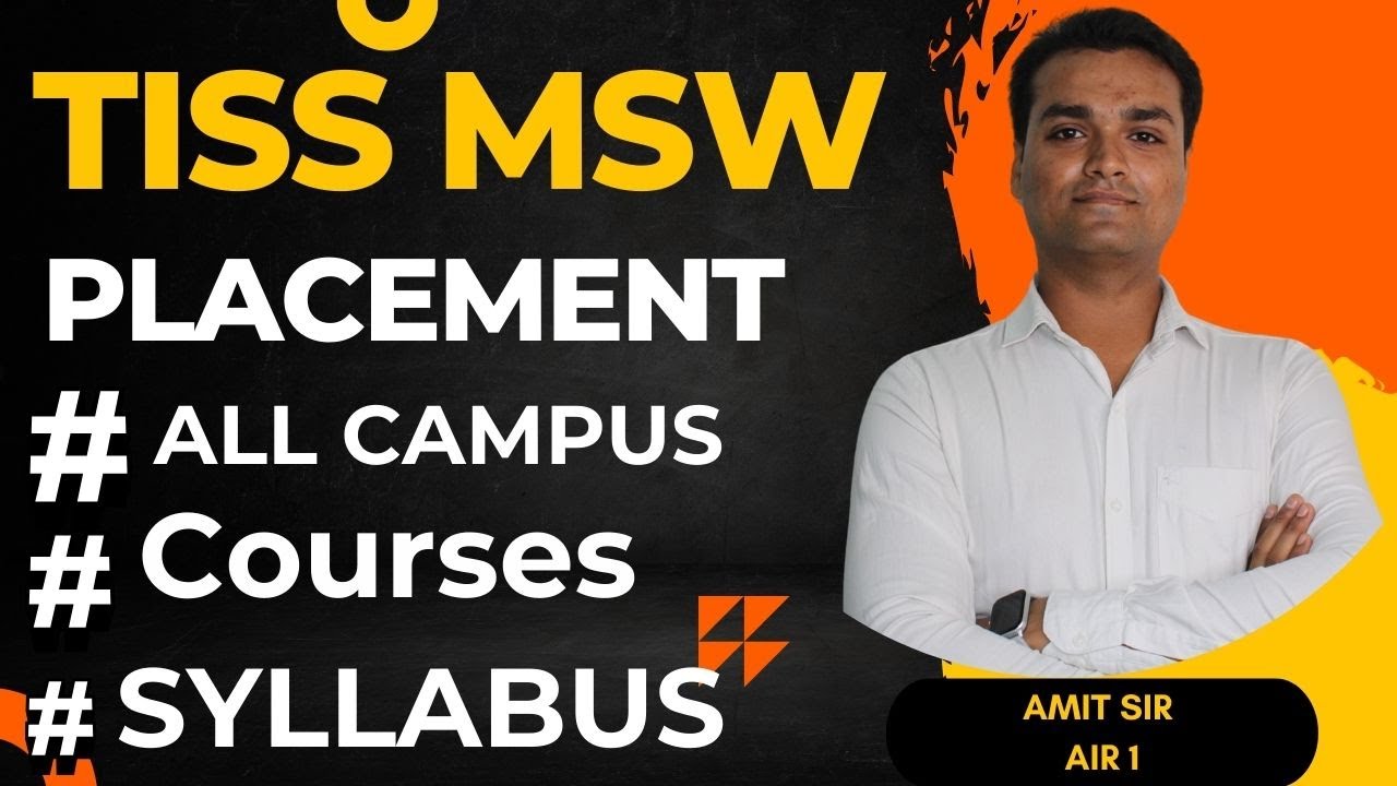 TISS MUMBAI SOCIAL WORK |Tiss msw AVAILABLE COURSES |TISS MSW Syllabus ...
