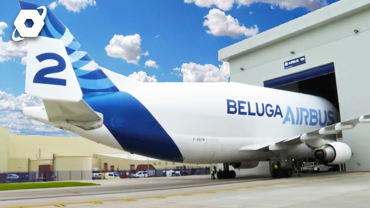 The Plane That Carries Planes: Inside the Airbus Beluga - YouTube
