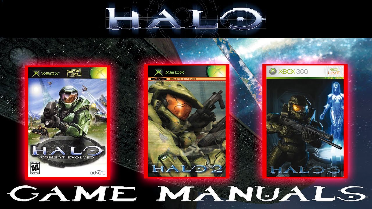 Every Mainline Halo Game Manual! - YouTube
