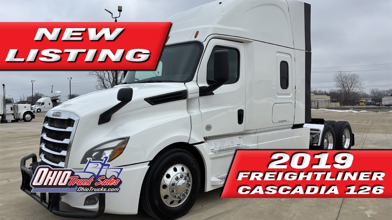 2019 FREIGHTLINER CASCADIA 126 - KM7144 - APU - WARRANTY AVAILABLE ...