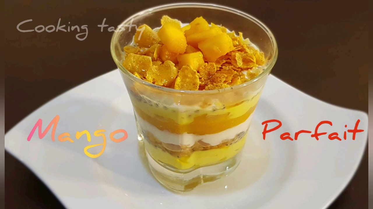 Mango parfait/Layered Mango dessert/ Mango delight - YouTube
