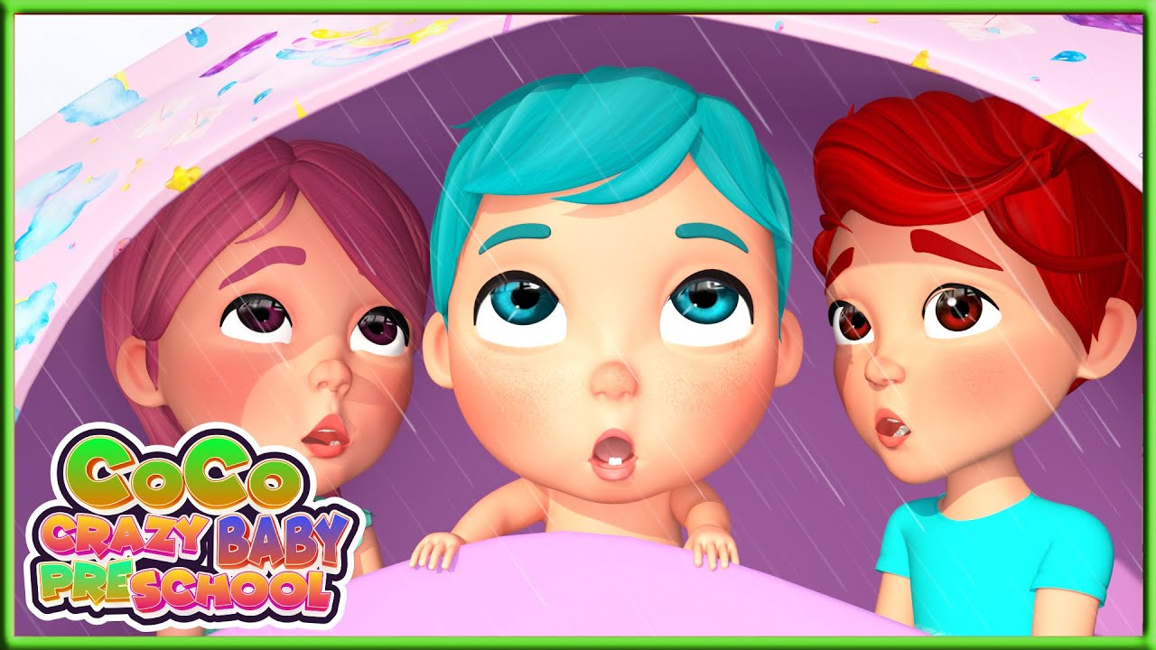 Rain Rain Go Away - Nursery Rhymes for Kids - Coco Crazy Preeschool ...