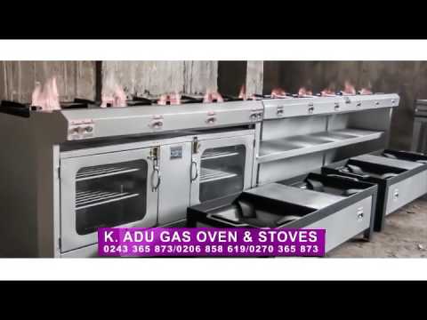k adu gas stove and oven - YouTube