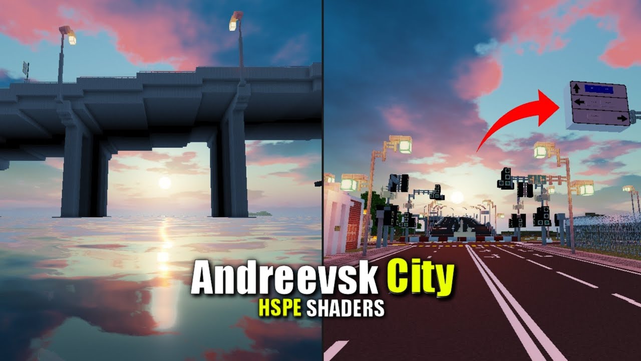 Andreevsk City - HSPE SHADERS Mods + Sons Ambientais para MCPE 1.19 e 1 ...