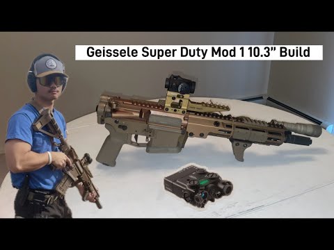Geissele Super Duty Mod 1 10.3” AR Pistol Build Review - YouTube