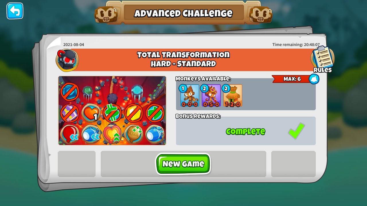 BTD 6 - Total Transformation - Advanced Challenge 04/08/2021. - YouTube