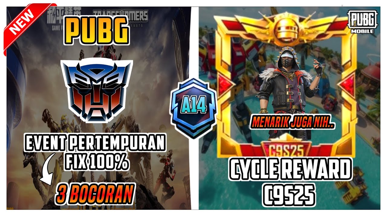 ASLI 💯 PUBG X TRANSFORMERS SUDAH KONFIRMASI & REWARD CYCLE C9S25 & 3 ...