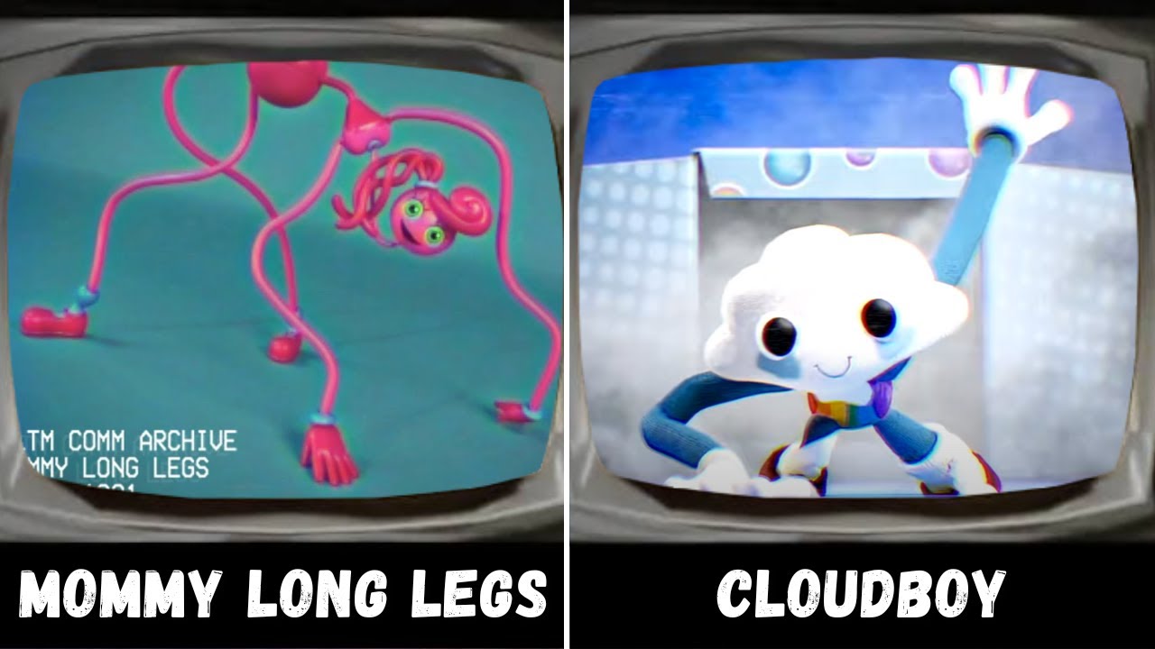 Poppy Playtime: Chapter 5 - Mommy Long Legs vs Cloudboy VHS Jingles Commercial - YouTube