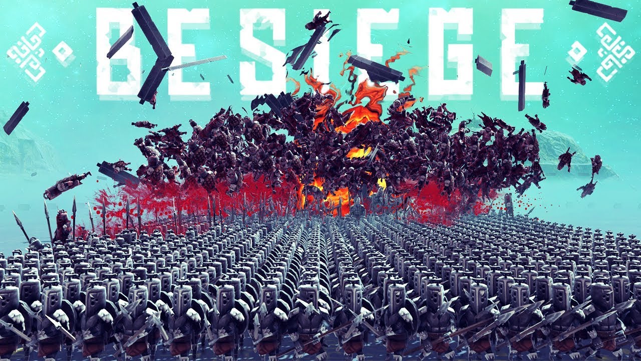 1000 Man Army Vs Explosives - The Best Tank Design in Besiege - Besiege ...