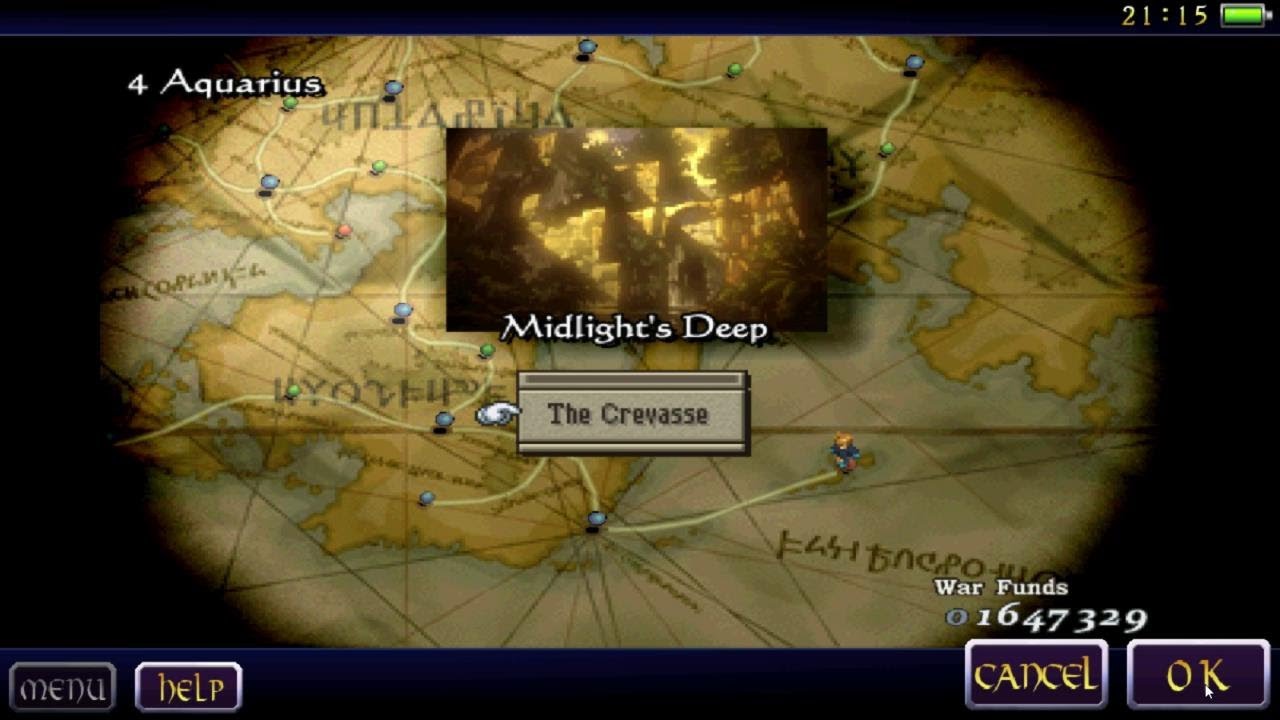 Final Fantasy Tactics : Midlight's Deep (The Crevasse) - YouTube