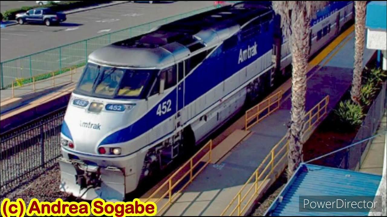 Best of Amtrak Surfliner F59phi 452 And Metrolink SCAX 891. ️💙💚 - YouTube