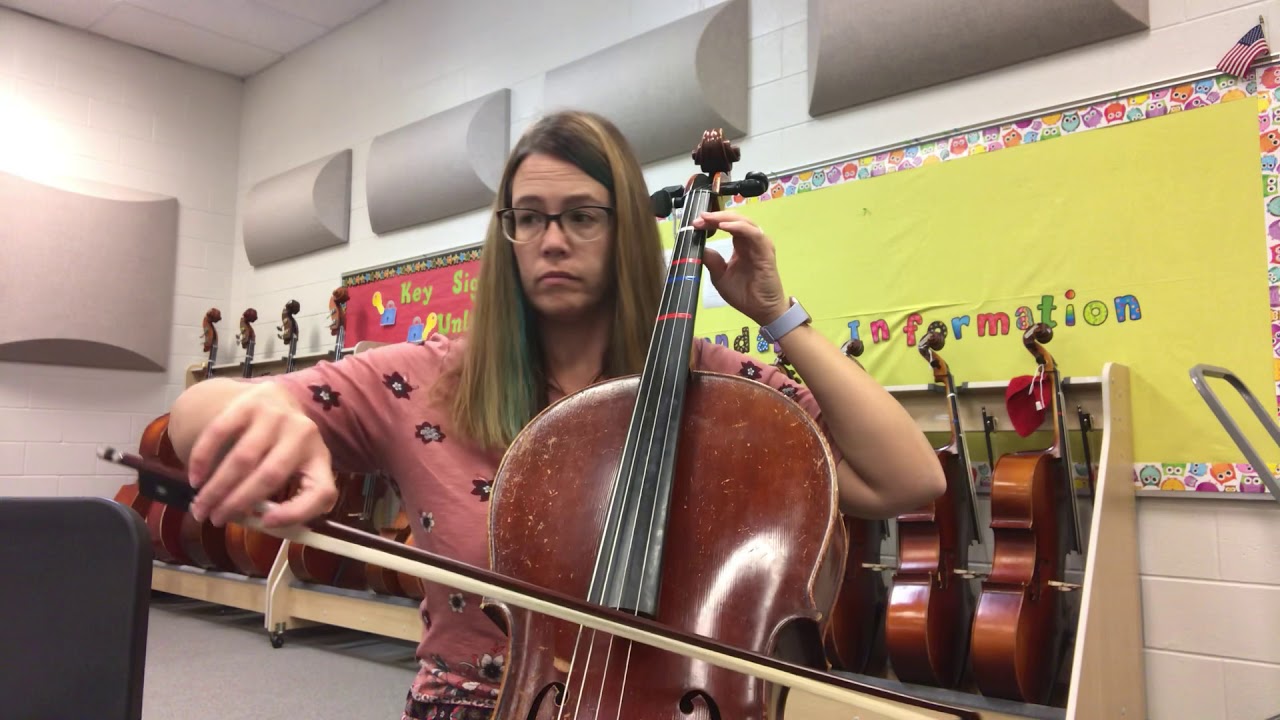 Bats n bones cello tutorial - YouTube