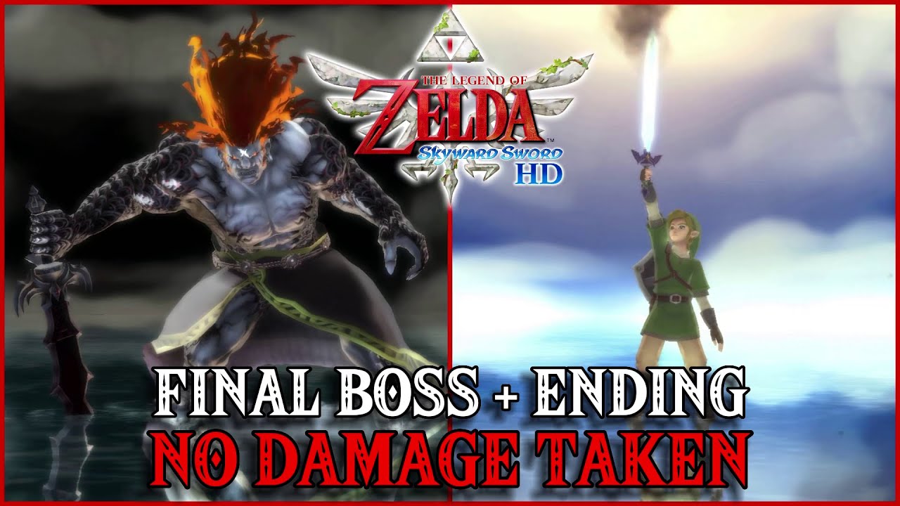 FINAL BOSS + ENDING - NO DAMAGE | The Legend of Zelda: Skyward Sword HD ...