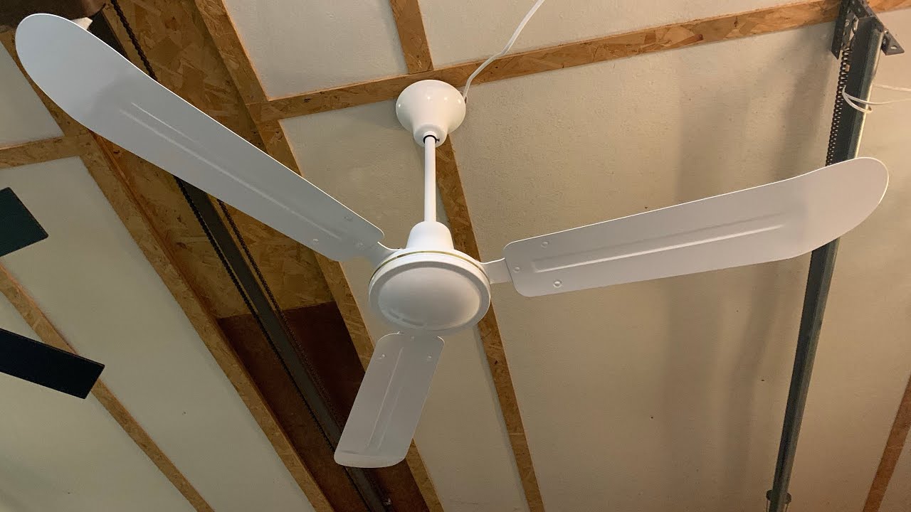 VES 56” Industrial Ceiling Fan - YouTube