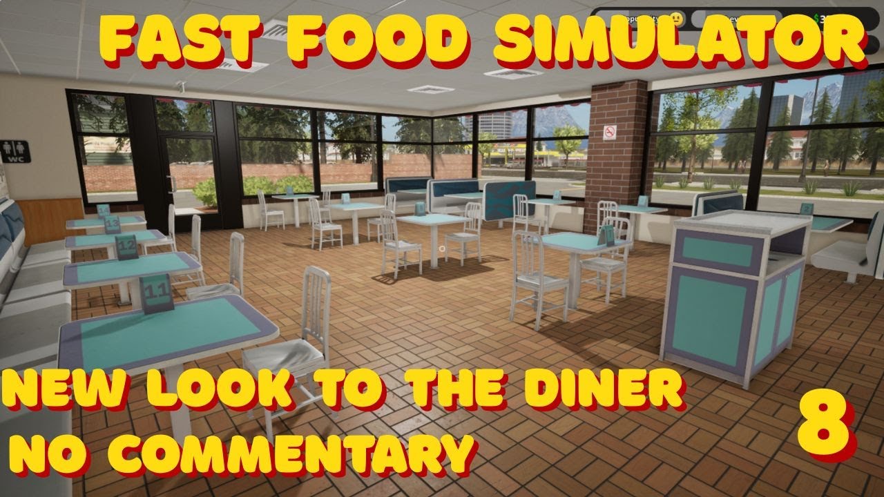 Giving a New Look To Our Diner | Fast Food Simulator Gameplay 8 | No ...