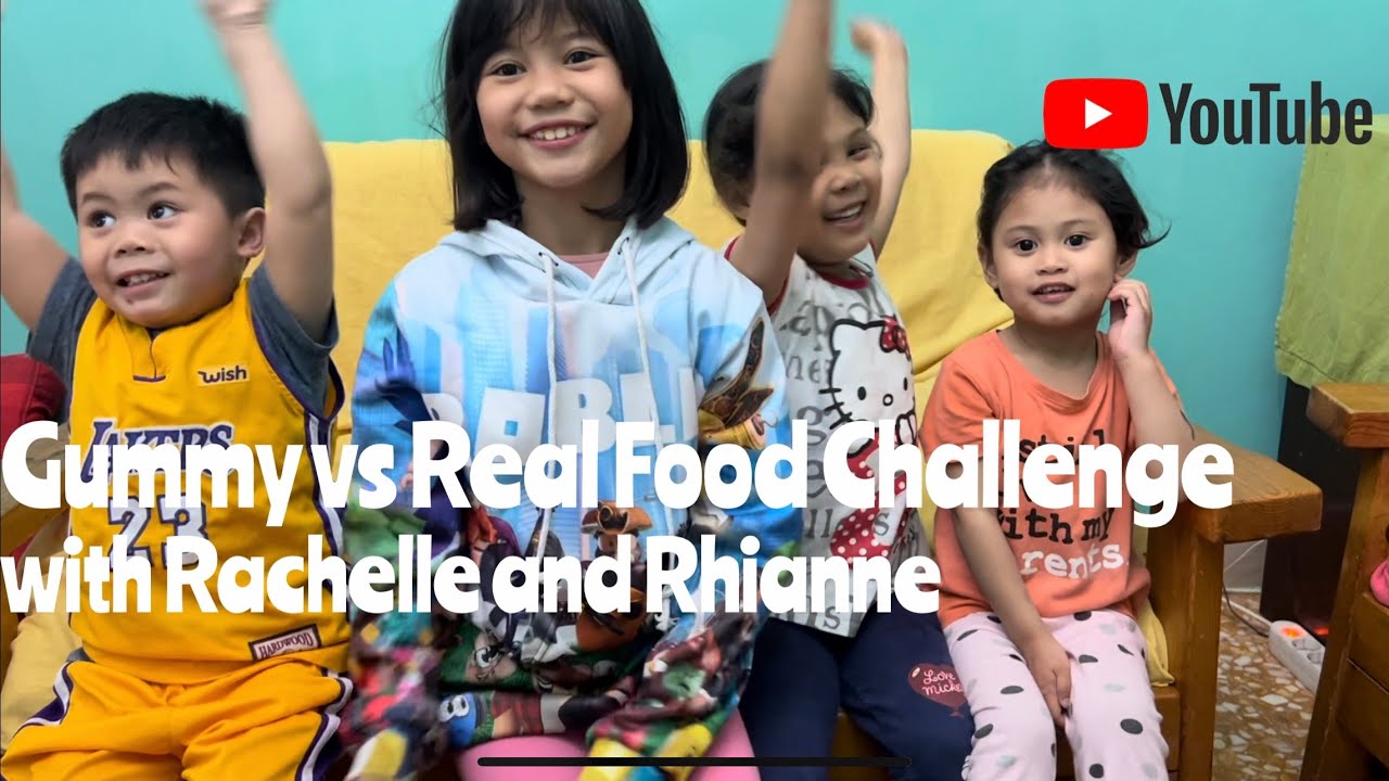 GUMMY VS REAL FOOD CHALLENGE - YouTube