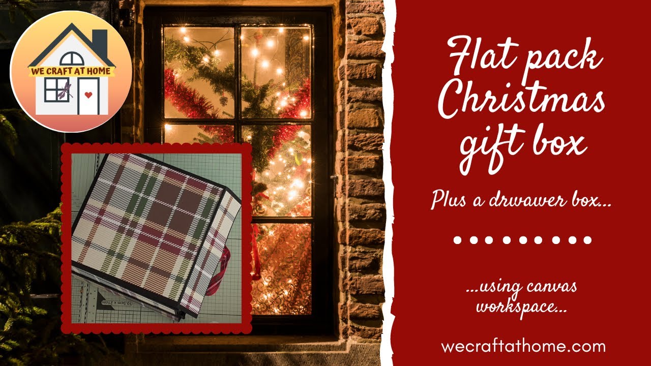 Flat pack gift box Christmas 2024 - YouTube