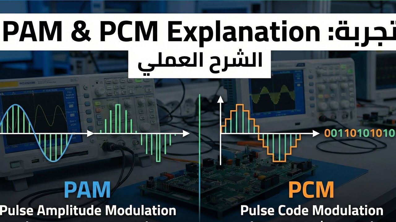 شرح تجربةPulse Amplitude Modulation (PAM) and Pulse Code Modulation ...