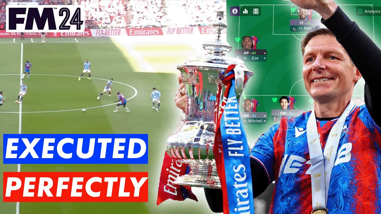Glasner's FA Cup Masterclass on Football Manager - YouTube