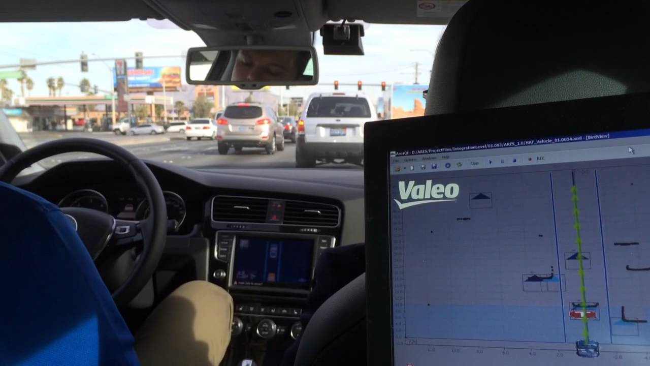 Valeo Autonomous iAV Car Driving System CES 2015 - YouTube