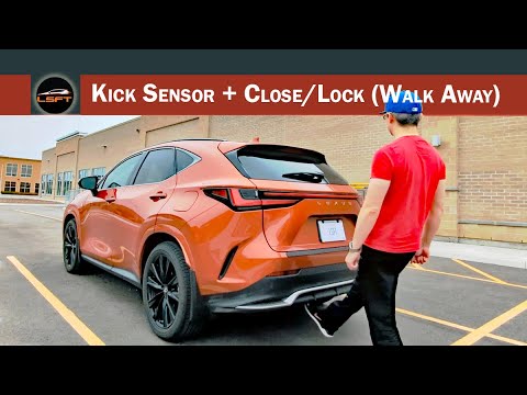 Kick Sensor + Close/Lock (walk away) - 2ND Gen Lexus NX - YouTube