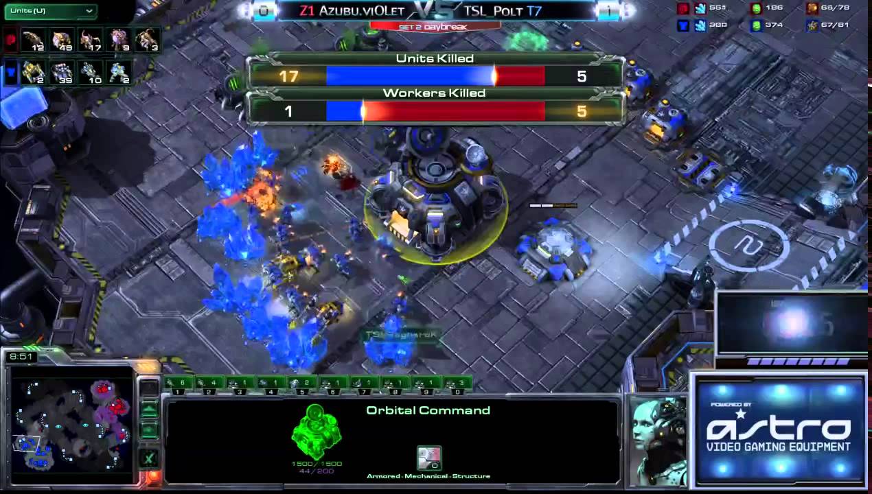 SC2 Polt vs Violet TvZ Game 2 IPL 5 Losers Finals Starcraft 2 ...
