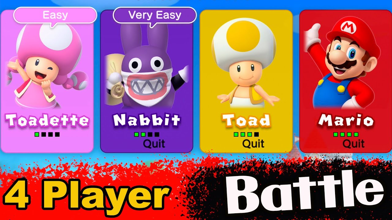 New Super Mario Bros. U Deluxe Coin Battle – 4 Player (Multiplayer ...