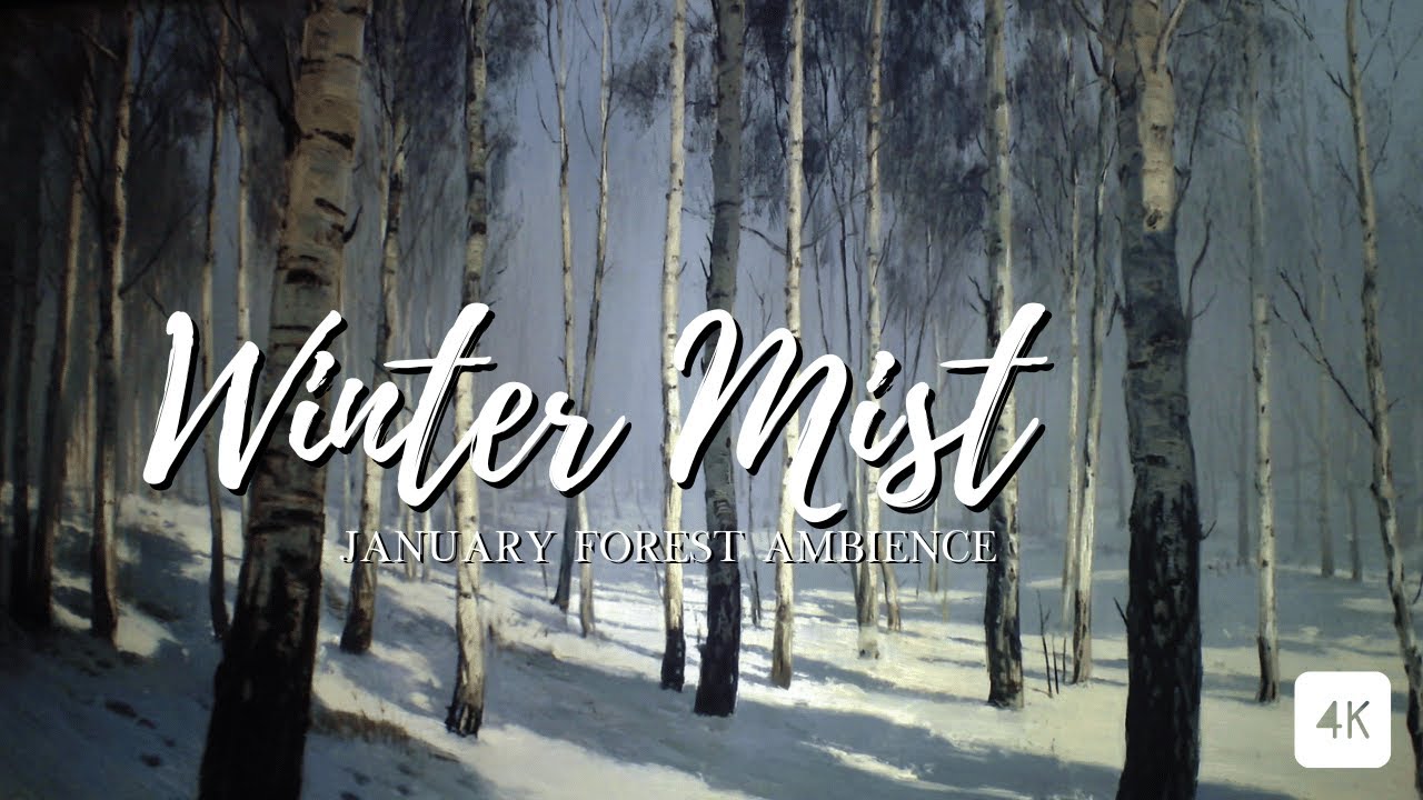 Winter Mist - January Forest Ambience in 4K - YouTube