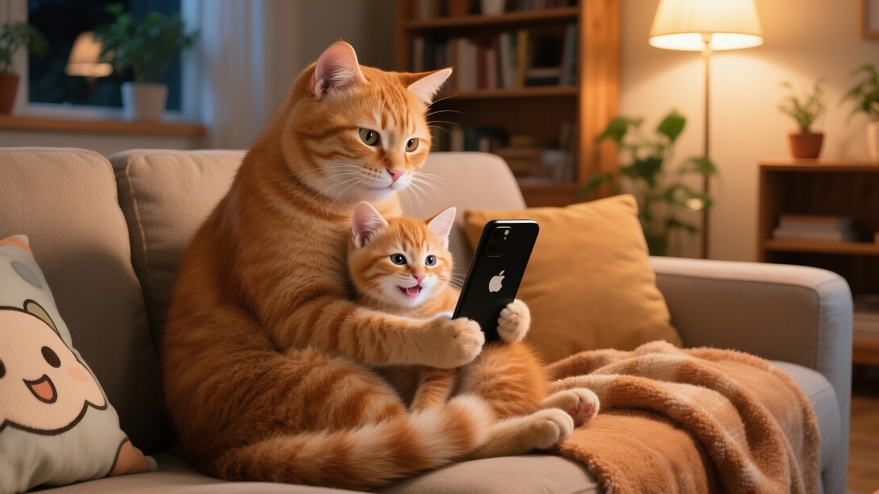 Ginger Misses Papa Cat …💔🐾 - YouTube