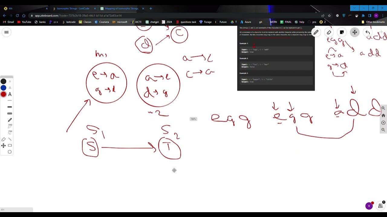 Leetcode Easy Isomorphic Strings Youtube