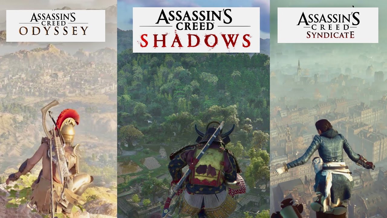 Assassin’s Creed Shadows vs Odyssey vs Syndicate | Assassin’s Creed ...