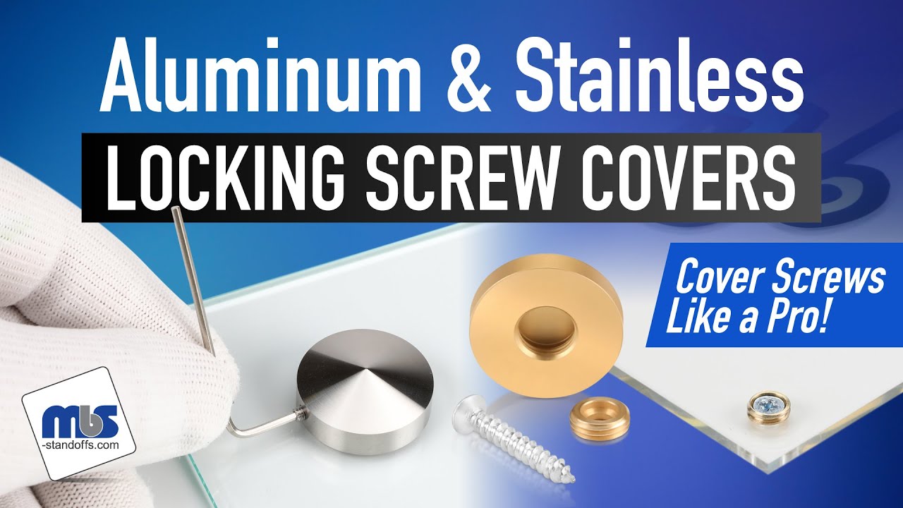 Aluminum & Stainless Steel Locking Screw Covers! Only at MBS-Standoffs ...