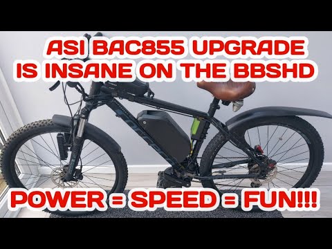 UPGRADED TO THE ASI BAC855 CONTROLLER USING A 52V 24AH BATTERY ON MY ...