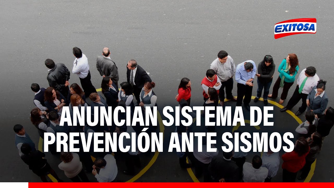 🔴🔵¿Es posible colocar en Perú alarma de sismo como en Japón? Instituto ...
