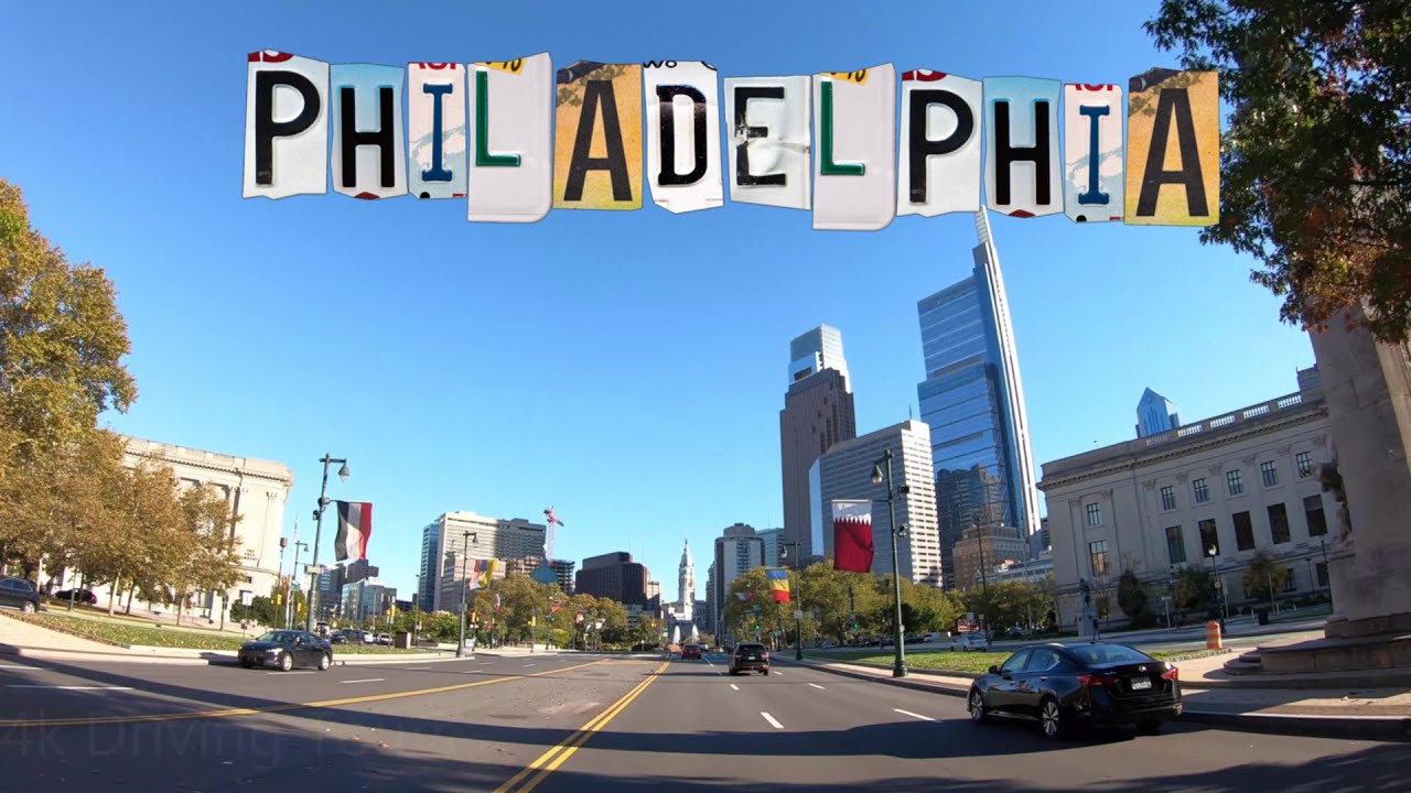 Peaceful Drive through Downtown Philadelphia | Peaceful Drives - YouTube