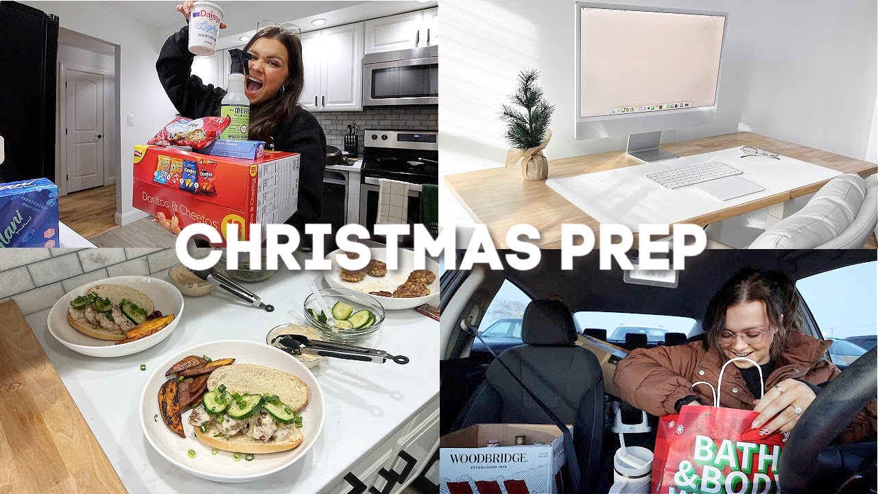 Christmas prep, shopping, cooking & new iMac unboxing!!! - YouTube