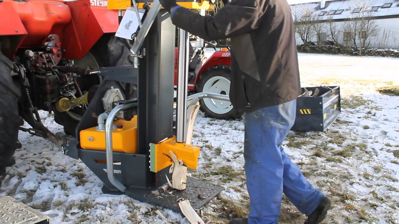 UNIFOREST Titanium 25 Holzspalter - YouTube