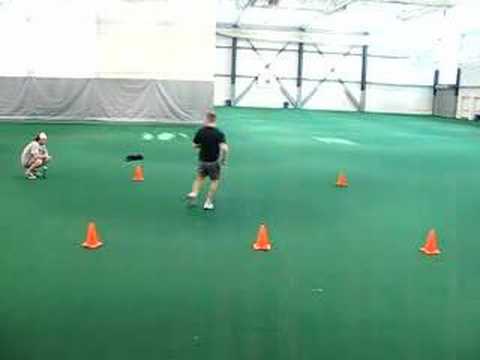 Agility cone drill - YouTube